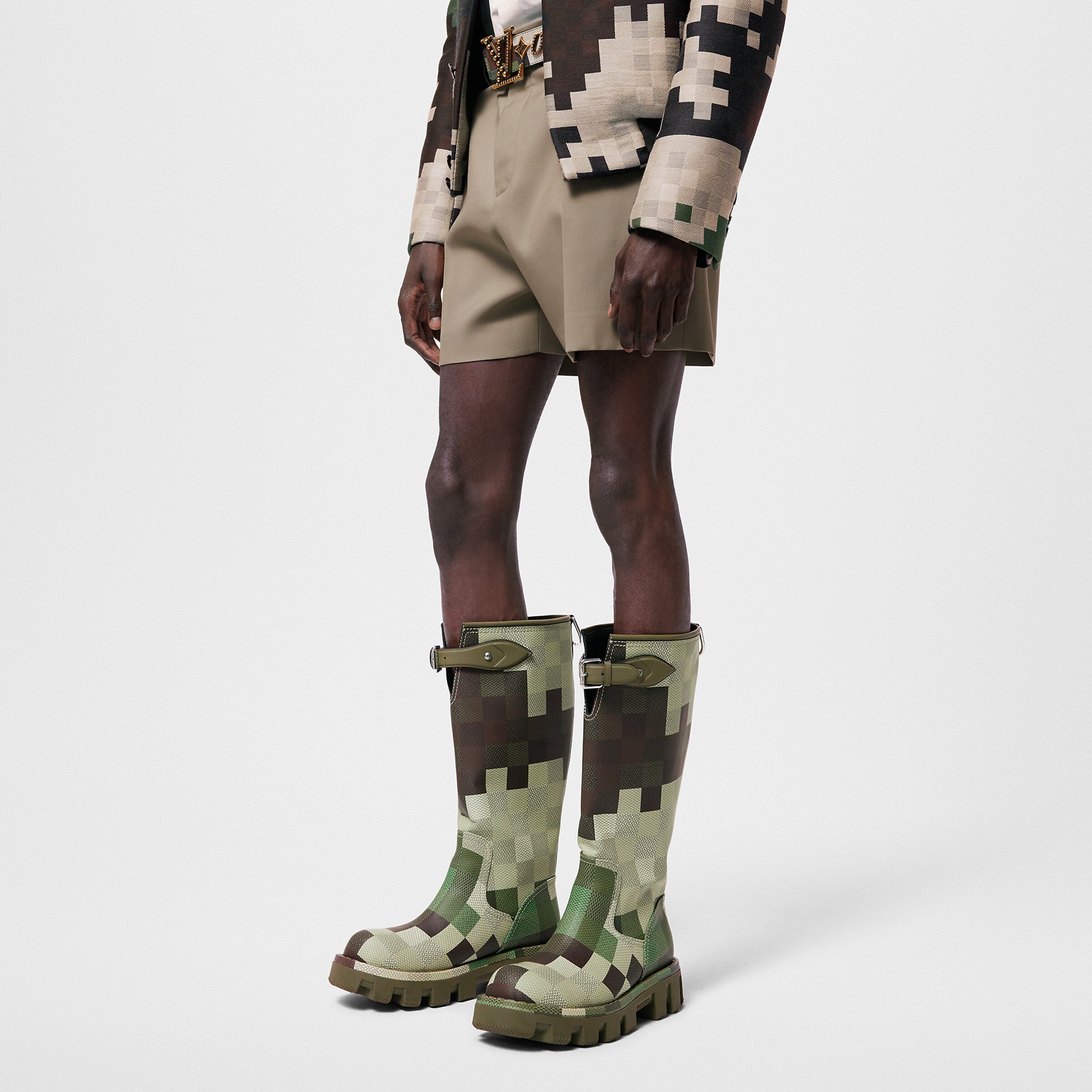 LV Checker High Boot - New - For Men | LOUIS VUITTON